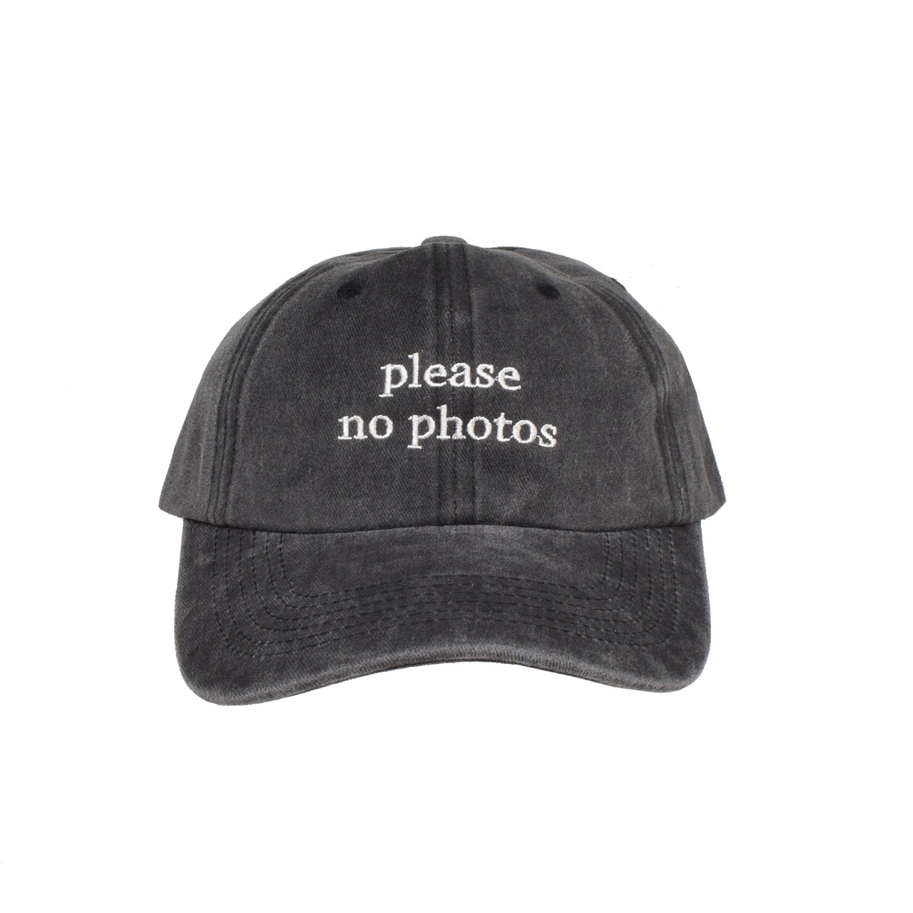 Please No Photos Cap Black von La Garconne Accessoires | onyva.ch | Onyva